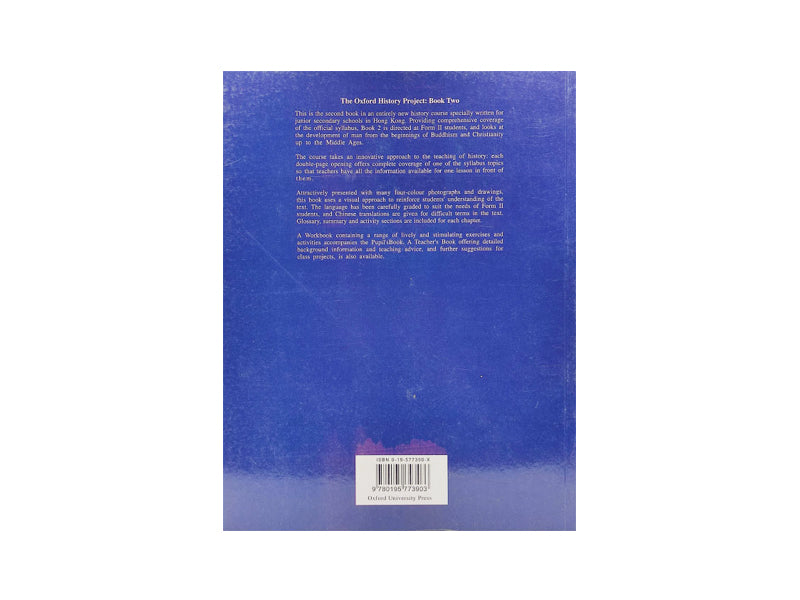 THE OXFORD HISTORY PROJECT BOOK 2 BY PETER MOSS (OUP) – PCL Bookshop